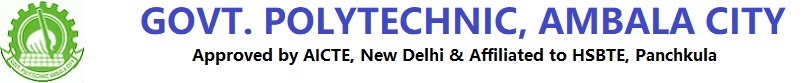 GOVT. POLYTECHNIC, AMBALA CITY